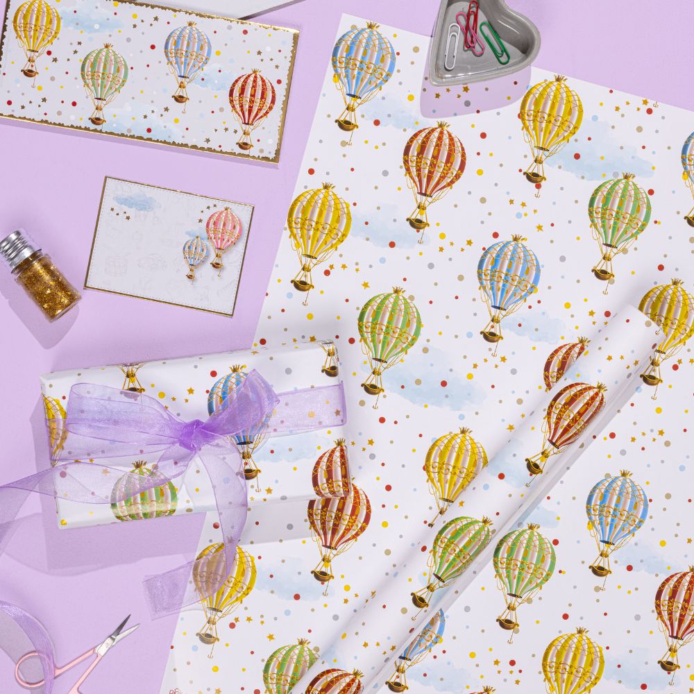 Airship Money Envelope - Set of 10 / Set of 50 – Pink Palette Stationery