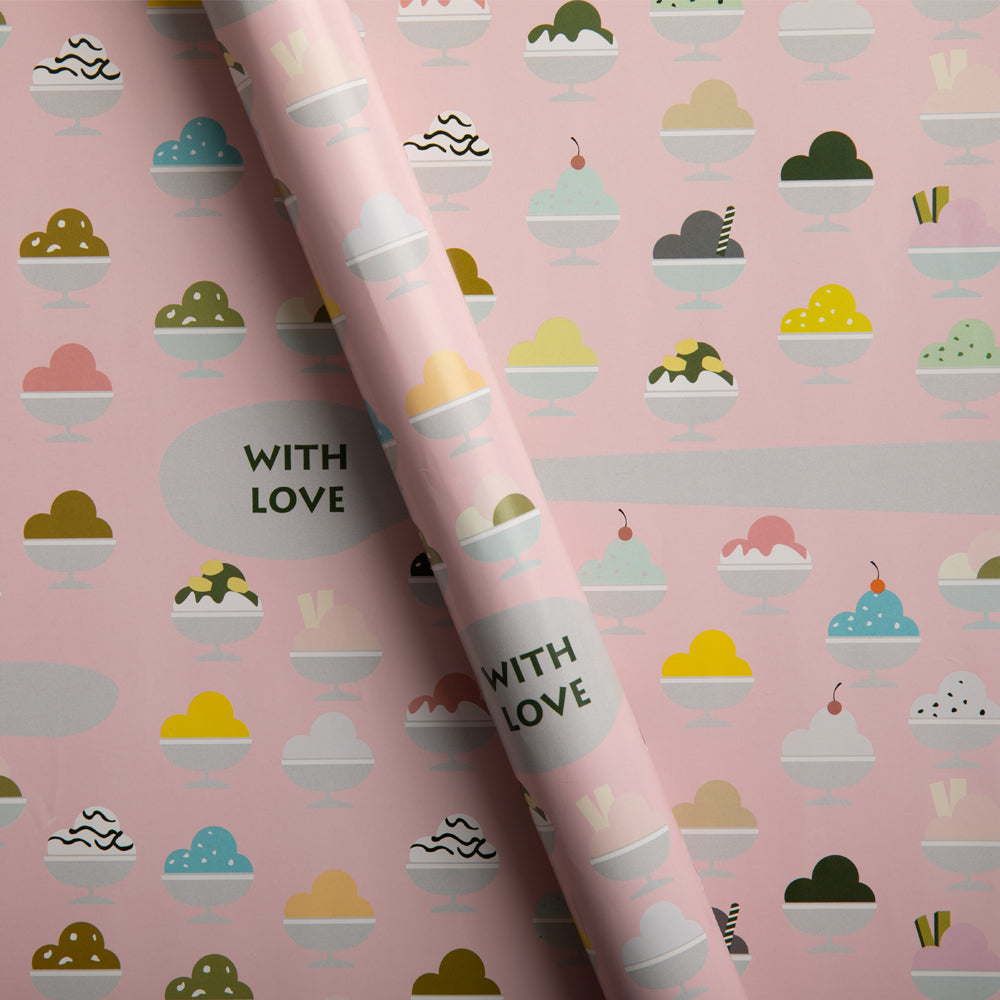 Pink Quirky Prints Kids Wrapping Paper - Set of 20 / Set of 40 – Pink ...