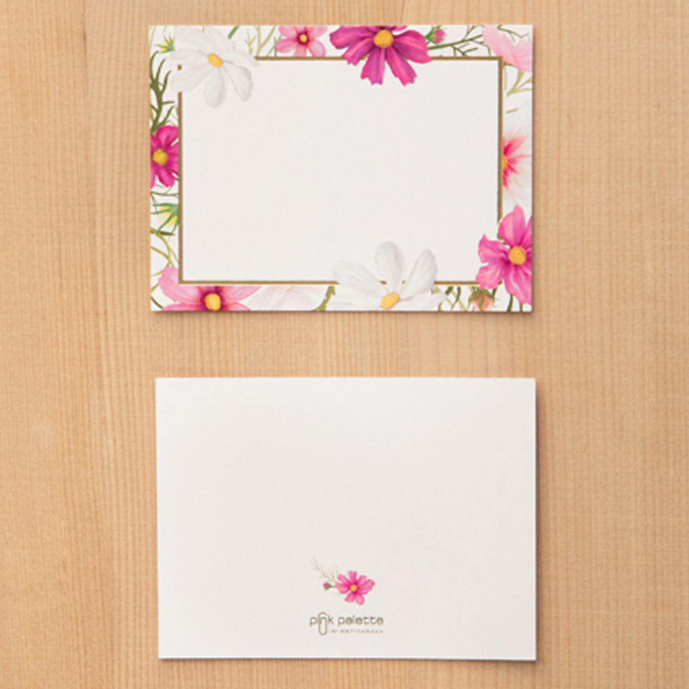 Pink Floral Border Tag - Set of 10 – Pink Palette Stationery