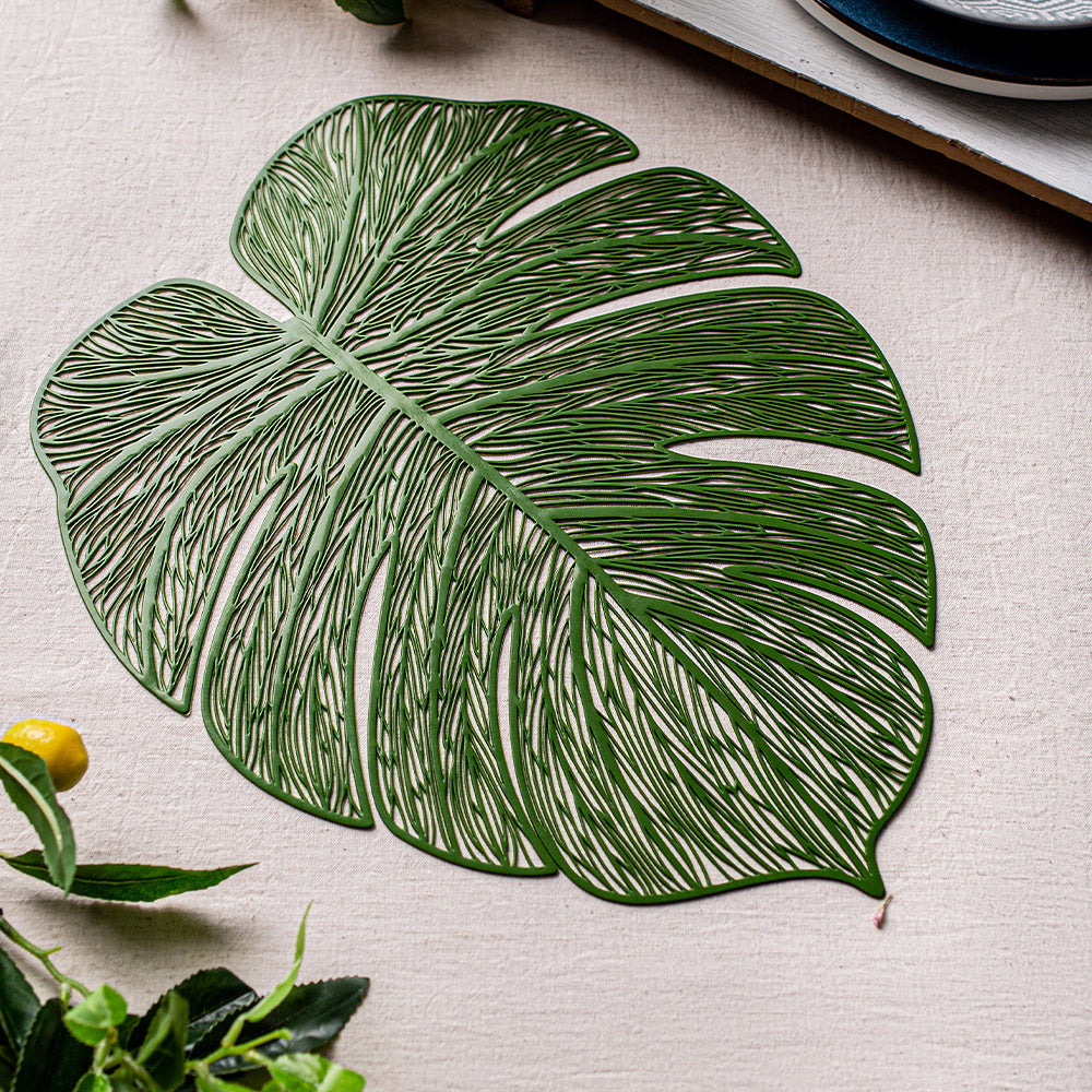 Ofir Green Leaf Table Mat – Pink Palette Stationery