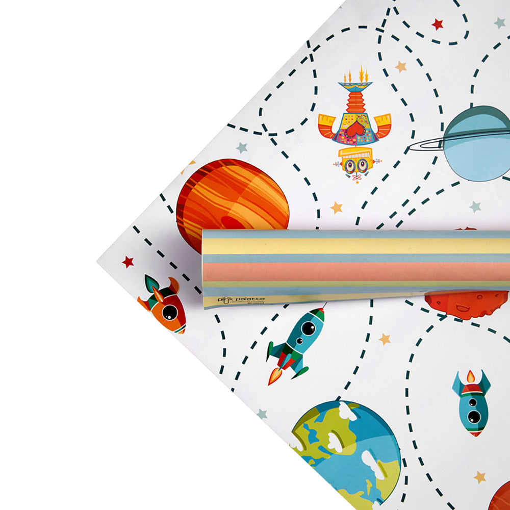 Assorted Bundle Kids Wrapping Paper - Set of 25 – Pink Palette Stationery