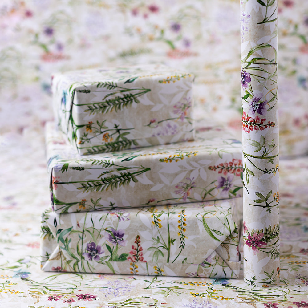Dainty Blossoms Wrapping Paper - Set of 20 / Set Of 40 – Pink Palette ...